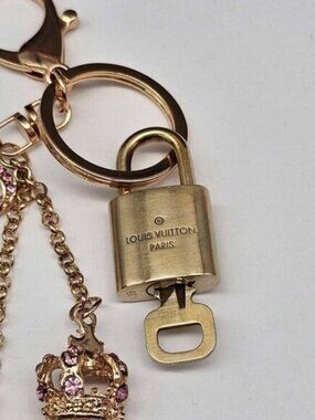 Louis Vuitton | Accessories | Lv Authentic Gold Padlock Key Set W ...